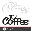 Coffee DXF Sign CA0007, File ready for cutting with Laser, Plasma and ...