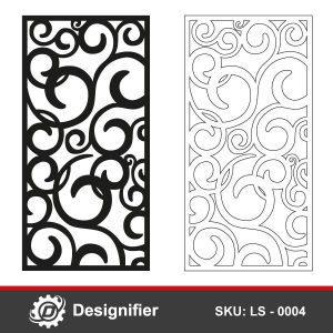 Ornament Cut Out Panel DXF LS0049, CDR SVG File For Laser And Plasma ...