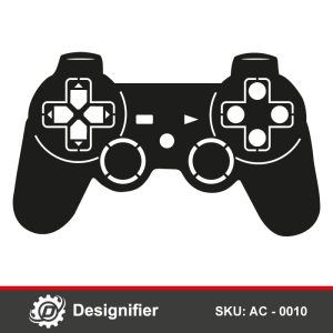 PlayStation Controller Wall Art, Video Game Art DXF file ready to cut ...
