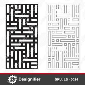 Blocks Privacy Screen DXF LS0024, CDR SVG Vector File Ready For Laser ...
