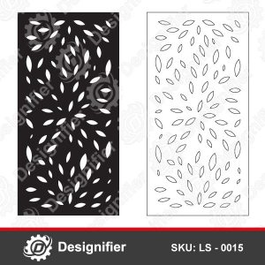 Bloom Privacy Screen DXF LS0015, SVG CDR File Ready To Cut With Laser ...