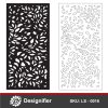 Botanical Privacy Screen DXF LS0016, CDR SVG File Ready To Cut With ...