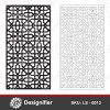 Geometric Wall Screen DXF LS0013, Decorative Geometric Lines, Laser Cut ...