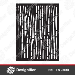 Tree Trunks Privacy Screen DXF LS 0040, Dead Tree Decorative Panel, CDR ...