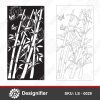 Bamboo Decorative Panel LS0029, DXF CDR File Ready To Laser Cut And CNC ...
