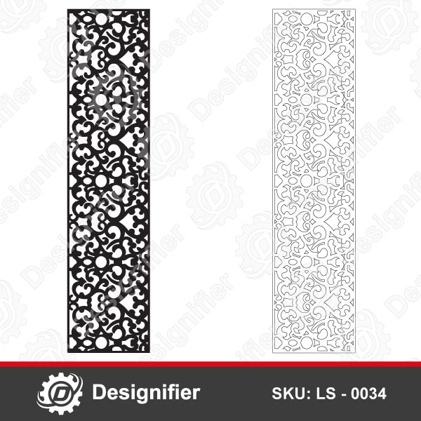 Classic Ornament Carved DXF LS 0034, SVG CDR File Ready For Laser Cut ...