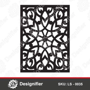 Decorative Pattern Stencil DXF LS 0035, SVG CDR File Ready For Laser ...