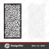 Botanical Leaves Privacy Screen DXF LS 0037, CDR SVG File Ready To Cut ...