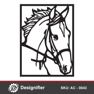Real Horse Head DXF AC 0043, File For Laser, CNC Cutting Or Engraving ...