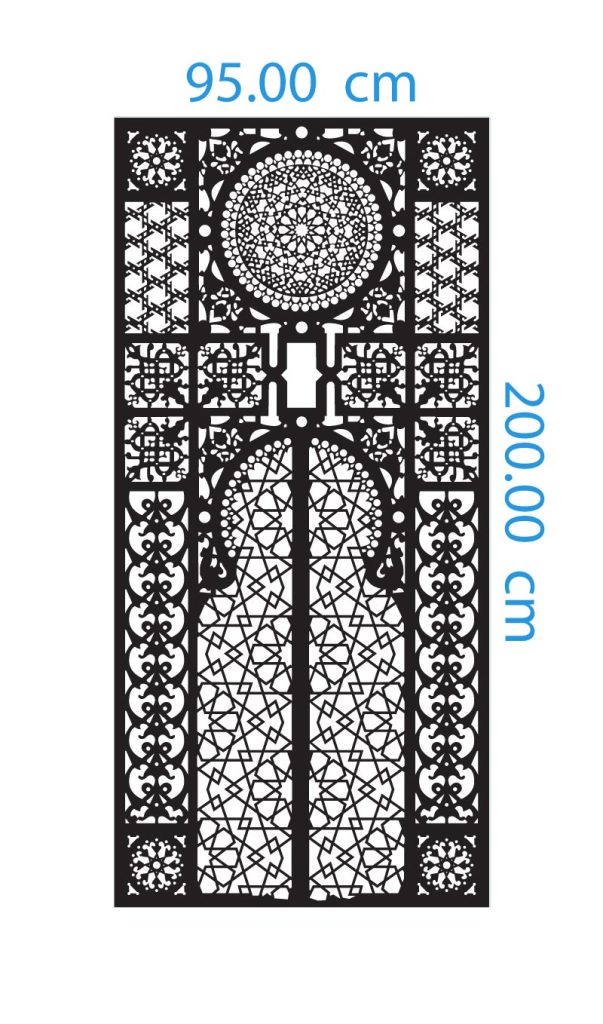 Complex Oriental Gate DXF GA0013, CDR Vector File Ready For Laser Cut ...