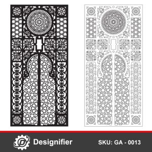 Complex Oriental Gate DXF GA0013, CDR Vector File Ready For Laser Cut ...