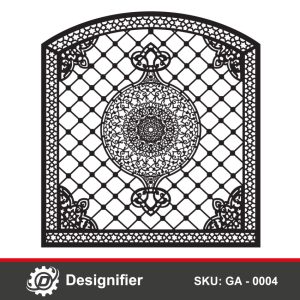 Mandala Single Door DXF GA0004, CDR SVG File Ready For Laser Cut And ...