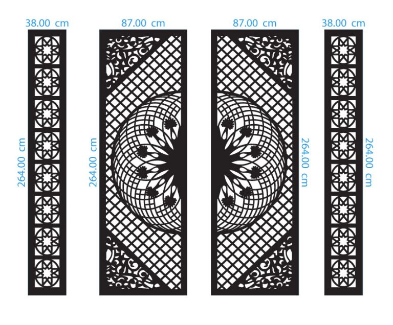 Modern Mandala Gate DXF GA0016, CDR SVG File Ready For Laser Or CNC ...