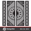 Modern Mandala Gate DXF GA0016, CDR SVG File Ready For Laser Or CNC ...