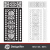 Simple Ornament Single Door DXF GA0014, CDR Vector File For Laser Or ...