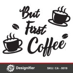 Fast Coffee Sign DXF CA0019, CDR SVG File Ready To Cut By Laser Cutter ...
