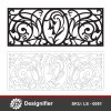 Modern Ornament Railing DXF LS0051, CDR SVG File For Laser And CNC Cut ...