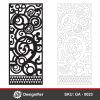 Modern Scroll Ornament Door DXF GA0023, CDR Vector File For Laser Or ...