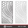 Honeycomb Privacy Screen DXF LS0060, CDR SVG File For Laser And CNC ...