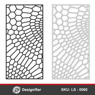Honeycomb Privacy Screen DXF LS0060, CDR SVG File For Laser And CNC ...