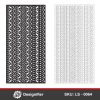 Indigenous Pattern Privacy Screen DXF LS0064, CDR SVG File For Laser ...