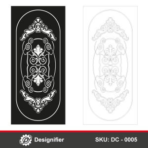 Scrolls Decorative Ornament DXF DC0005, CDR SVG File For Engraving ...