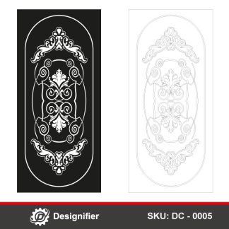 Scrolls Decorative Ornament DXF DC0005, CDR SVG File For Engraving ...