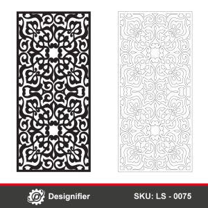 Oriental Pattern Ceiling Décor DXF LS0075, CDR SVG File For Laser And ...