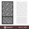 Geometric Circles Squares Privacy Screen DXF LS0079, CDR SVG File For ...