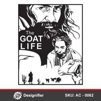 Goat Life Movie Poster DXF AC0062, File For Laser, CNC Cutting Or ...
