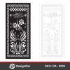 Floral Ornament Versace Door DXF GA0030, CDR Vector File For Laser Or ...