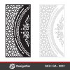 Islamic Versace Curved Door DXF GA0031, CDR SVG File For Laser, Plasma ...