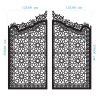 Arched Arabesque Gate DXF GA0036, CDR SVG File For Laser And Plasma Cut ...