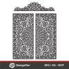 Daisy Flower Gate DXF GA0037, CDR File For Laser Or Plasma Cut, Nature ...