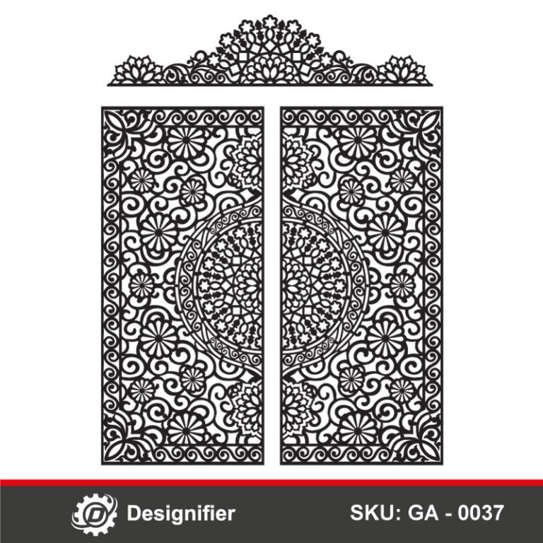 Daisy Flower Gate DXF GA0037, CDR File For Laser Or Plasma Cut, Nature ...