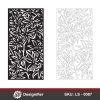 Hypericum Flower Privacy Screen DXF LS0087, Vector CDR SVG File For ...
