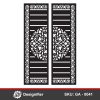 Modern Floral Mandala Gate DXF GA0041, CDR File Ready For Laser, CNC ...