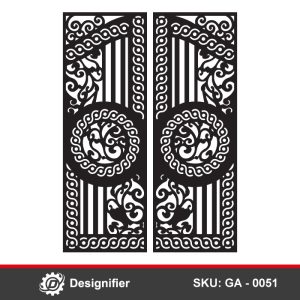 Celtic Ornament Gate DXF GA0051, CDR SVG File Ready For Laser Or CNC ...
