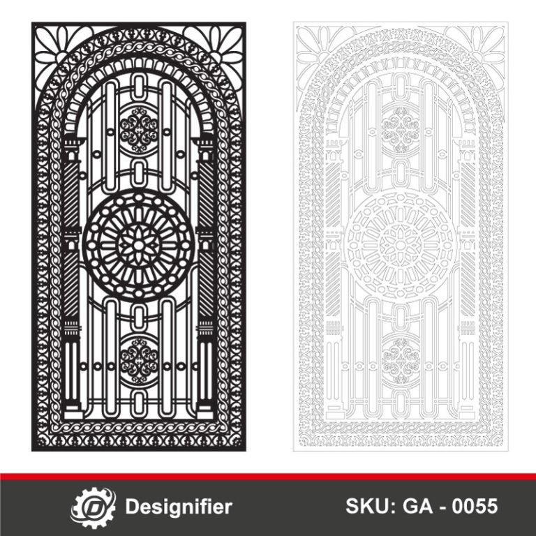 Classic Romanian Door DXF GA0055, CDR File Ready For Laser Or Plasma ...
