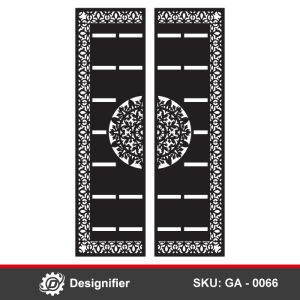 Floral Mandala Gate DXF GA0066, CDR File Ready For Laser, CNC Plasma ...