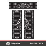 Floral Scrolls Mandala Gate DXF GA0079, CDR Vector File For Laser Or ...